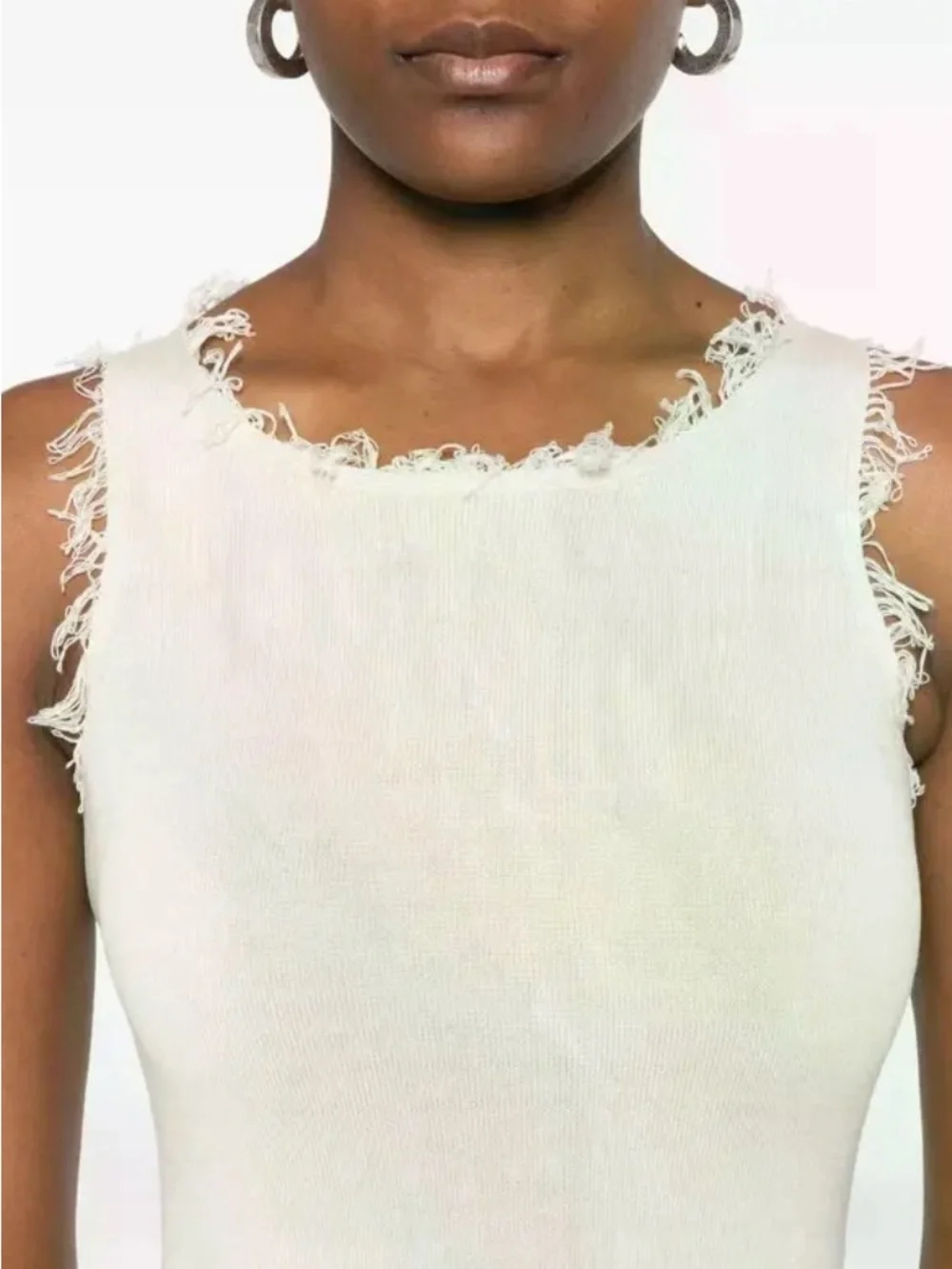 Aya Muse | Dresses | Aya Muse Silk And Cotton Fleur Frayeddetail Mini ...